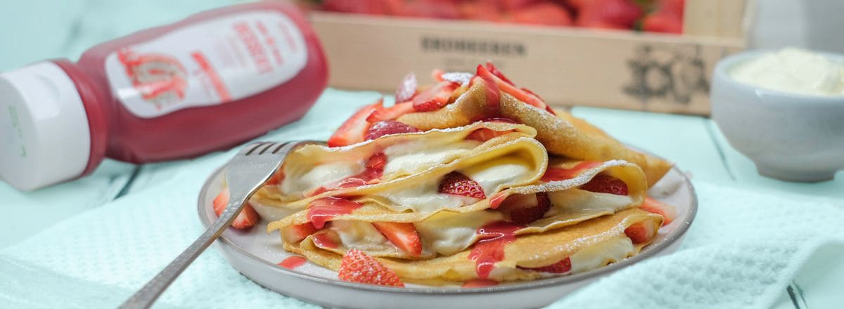 Protein Crêpes NYC-Erdbeer Füllung | Body Attack Rezepte